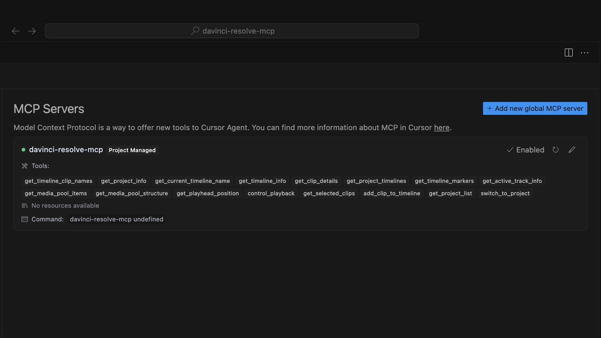 DaVinci Resolve MCP Server | Technical Project | Samuel Gursky | Samuel Gursky